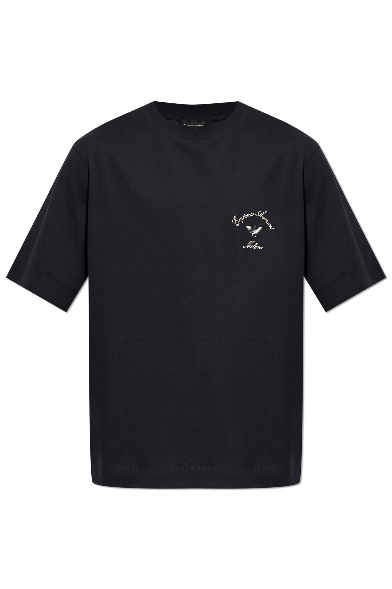 EMPORIO ARMANI t-shirt with embroidered logo